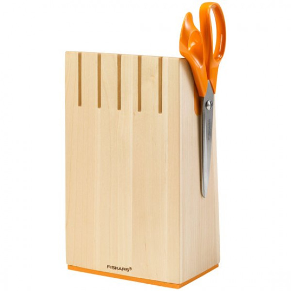 Блок из березы Fiskars для 5 ножей, пустой 1014228 - Ножи и режущие ...